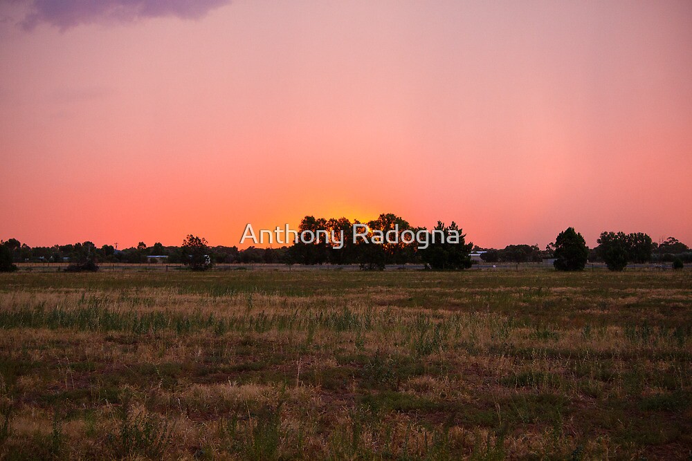"Sunset at Two Wells, South Australia" by Anthony Radogna | Redbubble