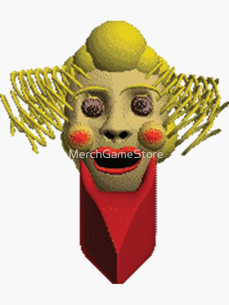 "Baldi's Mrs. Pomp (Classically Textless)" Sticker for Sale by ...