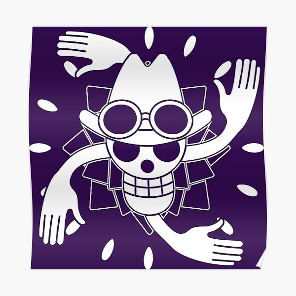 "Nico Robin Jolly Roger 2" Poster for Sale by jimjimfuria | Redbubble