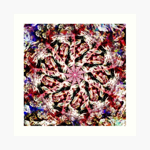 Impression artistique « Processus de transfert d'écran STP - 305 - Starp - basé sur une photo ...