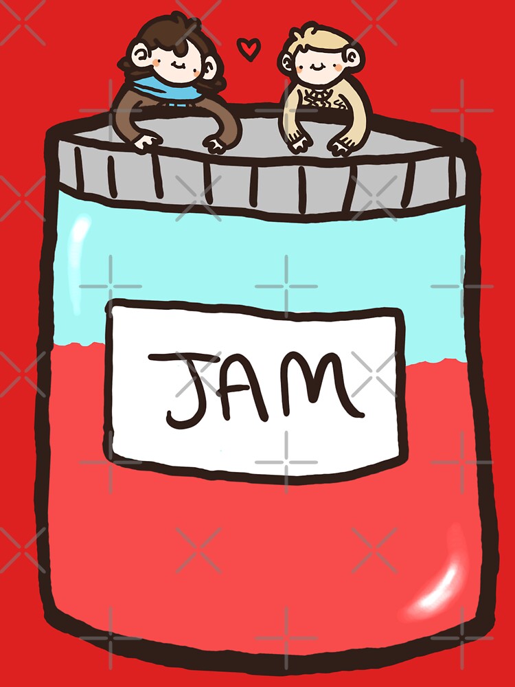 "Sherlock, John, and Jam" T-shirt for Sale by geothebio | Redbubble ...