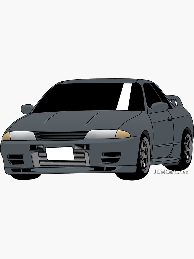"R32 GTR JDM Sticker" Sticker by JDMCartunez | Redbubble