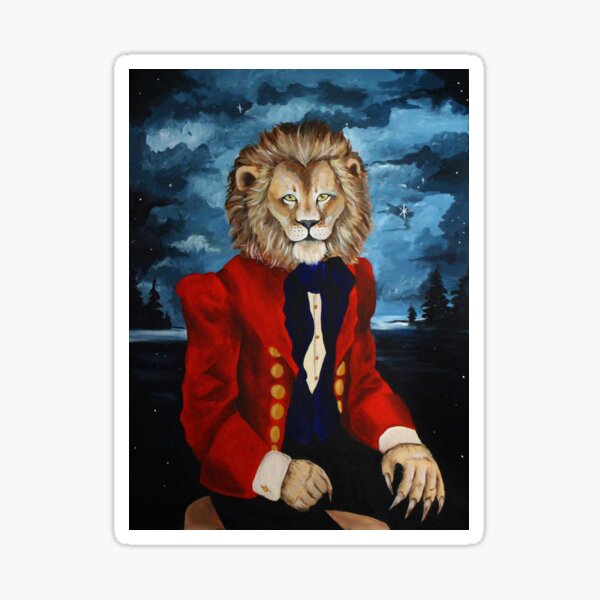 "Dandy Lion" Sticker for Sale by MegBailes | Redbubble