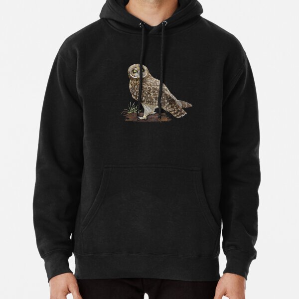"Pueo, Hawaiian Owl" Pullover Hoodie for Sale by Nadja Jacobson | Redbubble