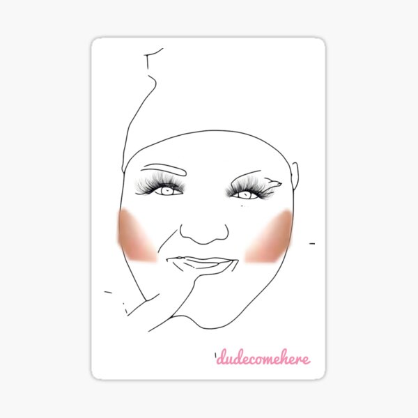 "Dude come here" Sticker for Sale by vibrickett | Redbubble