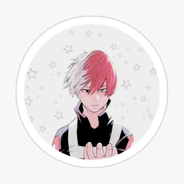 "Todoroki Shoto My hero Academia" Sticker for Sale by smuttykitten ...
