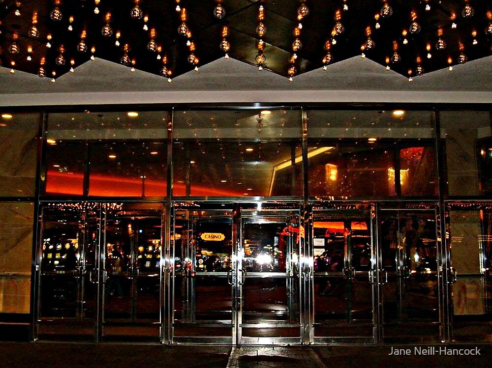 "Sparkling Casino Doors At Night, Trump Taj Mahal" by Jane Neill ...