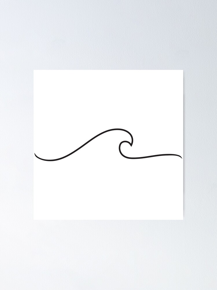 "Single WAVE minimalist - (Logo chest)" Poster for Sale by JosanDSGN ...
