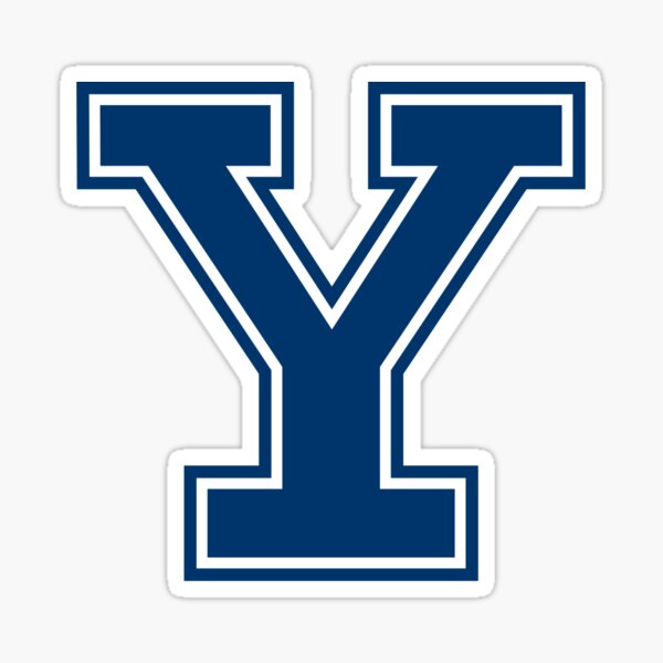 "Yale" Sticker for Sale by CollegesofUSA | Redbubble
