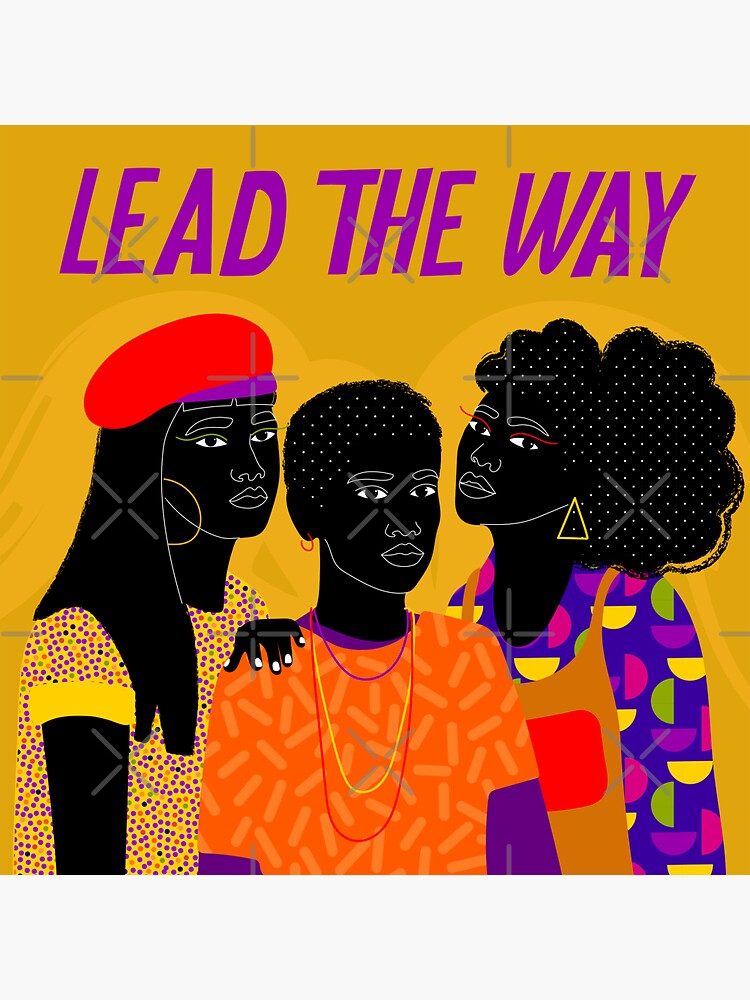 "Lead your way" Sticker for Sale by 4ur3lia | Redbubble