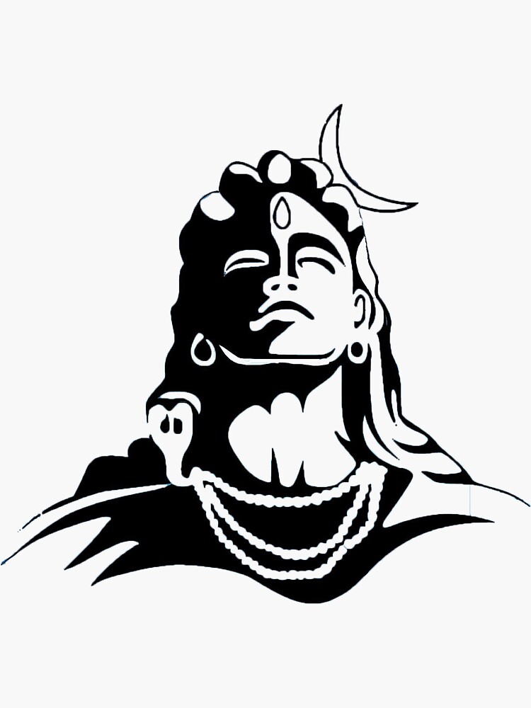 "The lord shiva" Sticker for Sale by bibek1305 | Redbubble