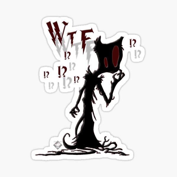 "WTF" Sticker by Schattenspiegel | Redbubble