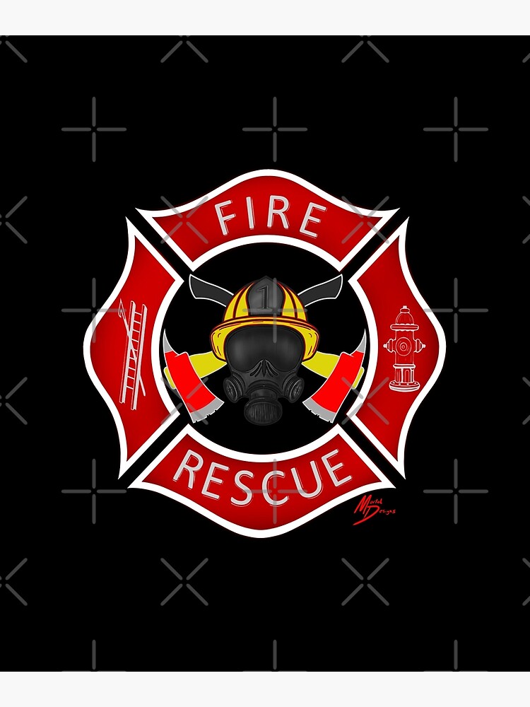 Logotipo De Rescate De Incendios Amazon.com: Parche De Bomberos De