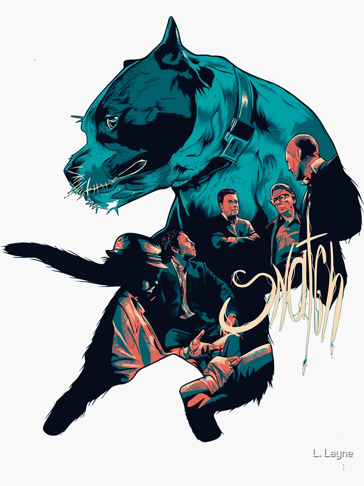 "Snatch - Guy Ritchie Movie Artwork" Sticker for Sale by L. Layne ...