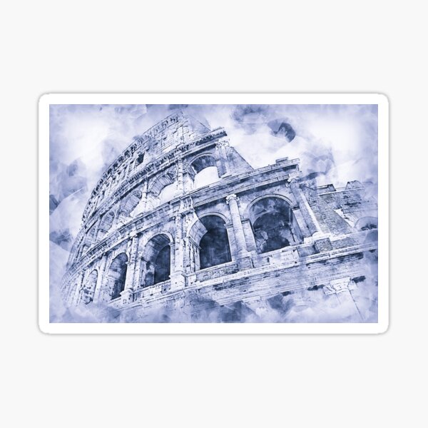 "Colosseum, Rome" Sticker for Sale by ErianAndre | Redbubble