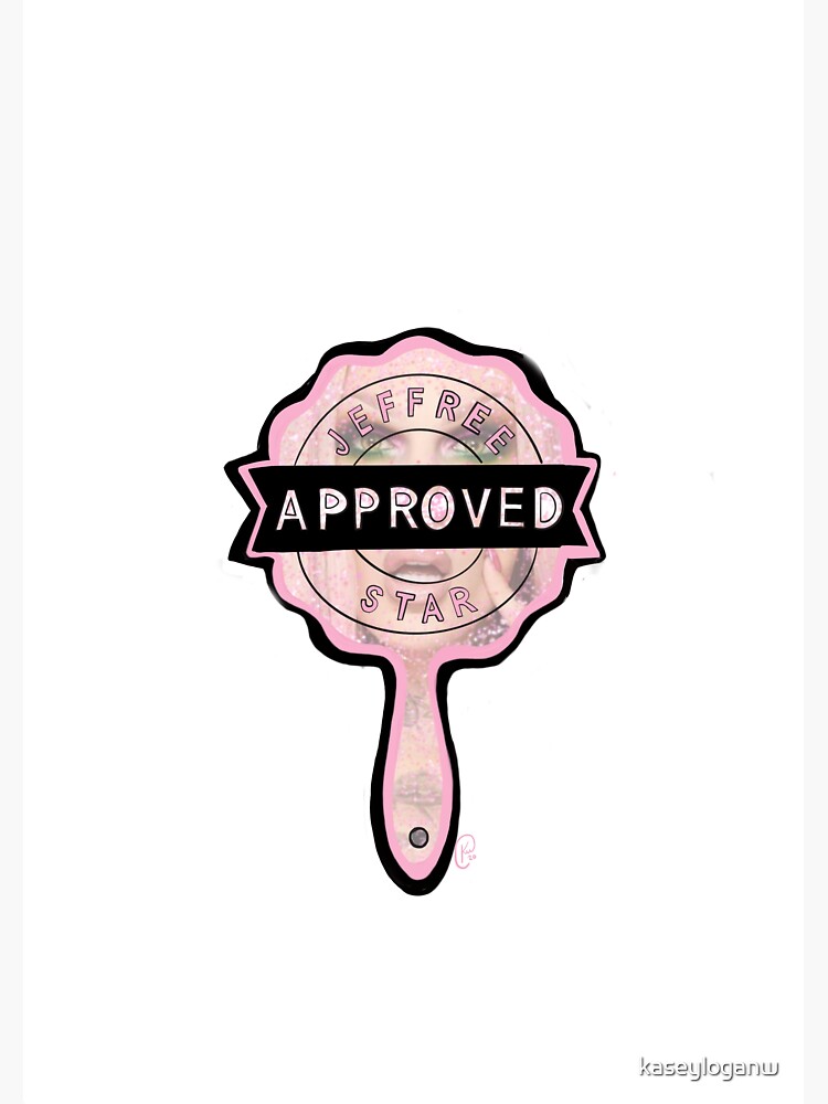 "Jeffree Star glitter " Sticker for Sale by kaseyloganw | Redbubble