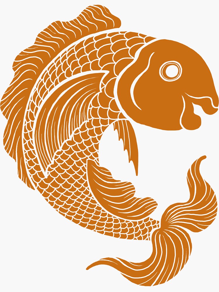 "Fish Sigil" Sticker for Sale by Justin Lorenzen | Redbubble