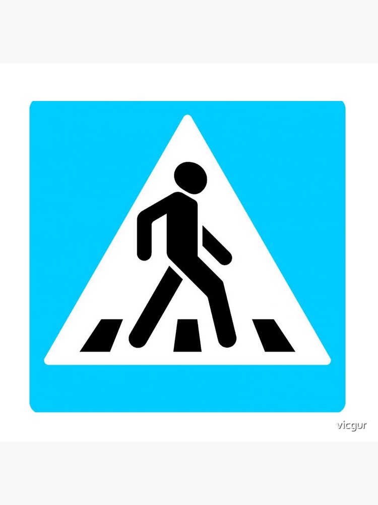 "crosswalk" Sticker for Sale by vicgur | Redbubble