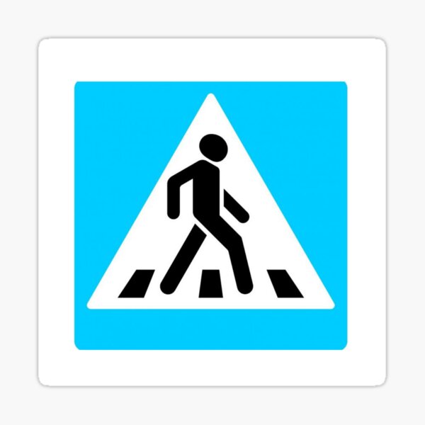 "crosswalk" Sticker for Sale by vicgur | Redbubble