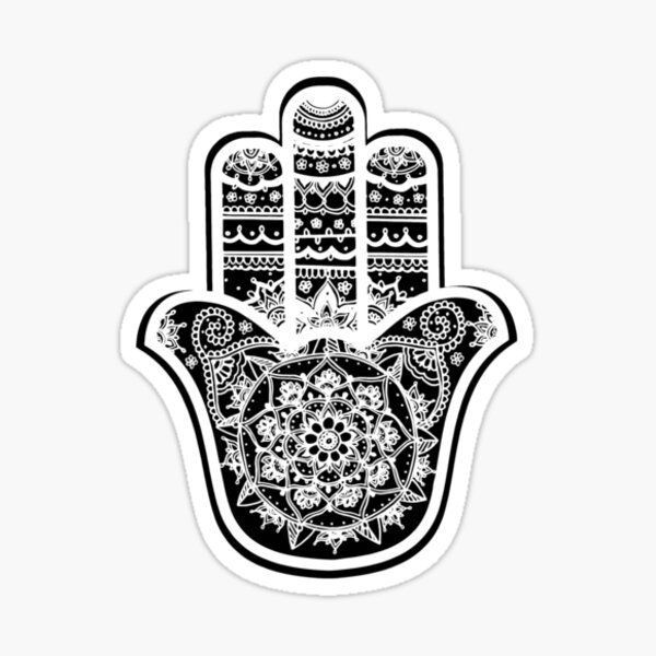 "Hamsa Hand " Sticker by LaurelMae | Redbubble