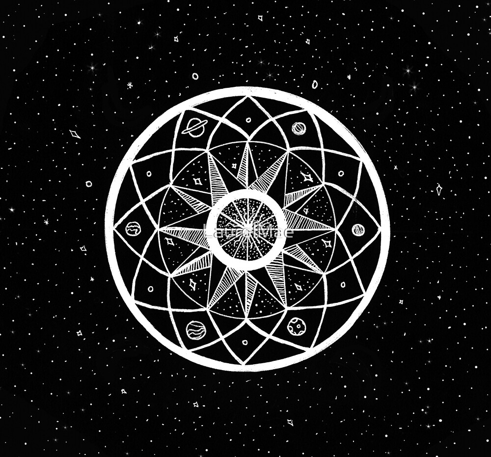 "Cosmic Mandala" by LaurelMae | Redbubble