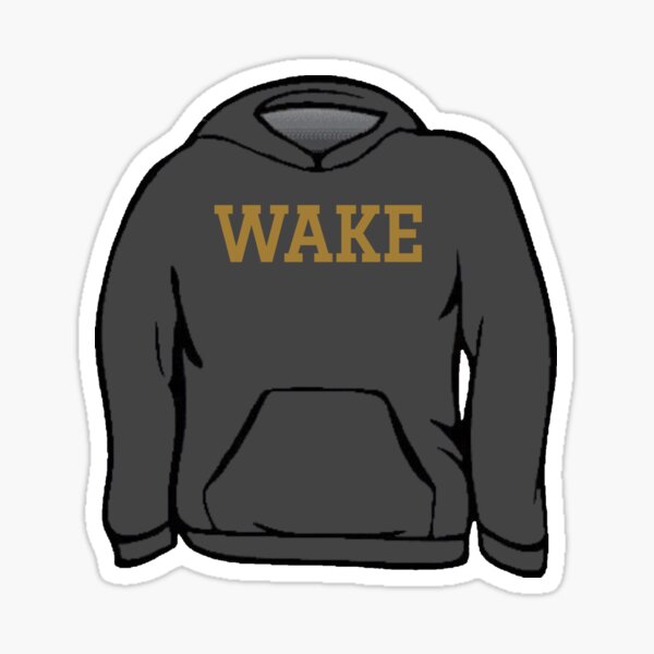 "Wake Hoodie" Sticker for Sale by hmiller013 | Redbubble