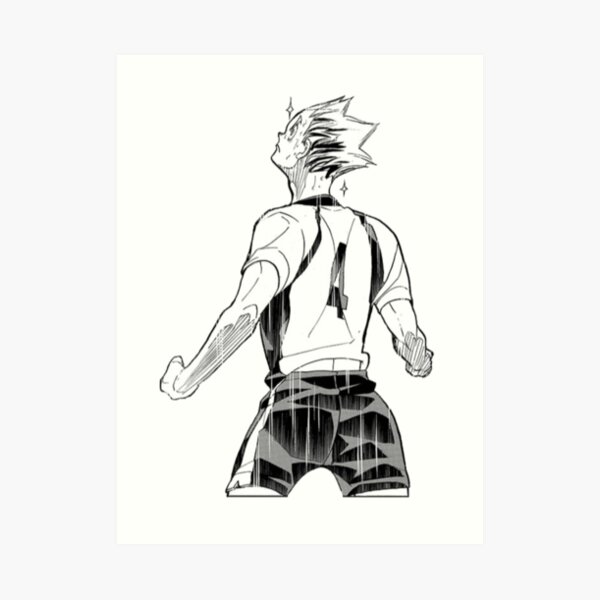 "Bokuto Haikyuu Manga Cap" Art Print for Sale by joojlia | Redbubble