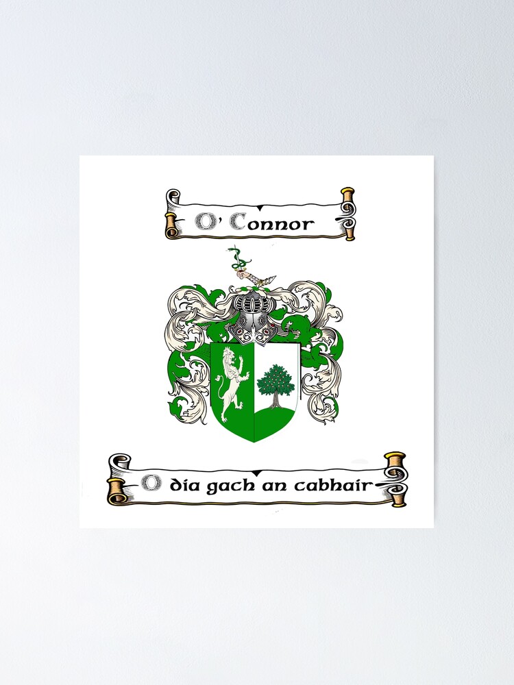"O'Connor Family Crest" Poster for Sale by Hibernia29 | Redbubble