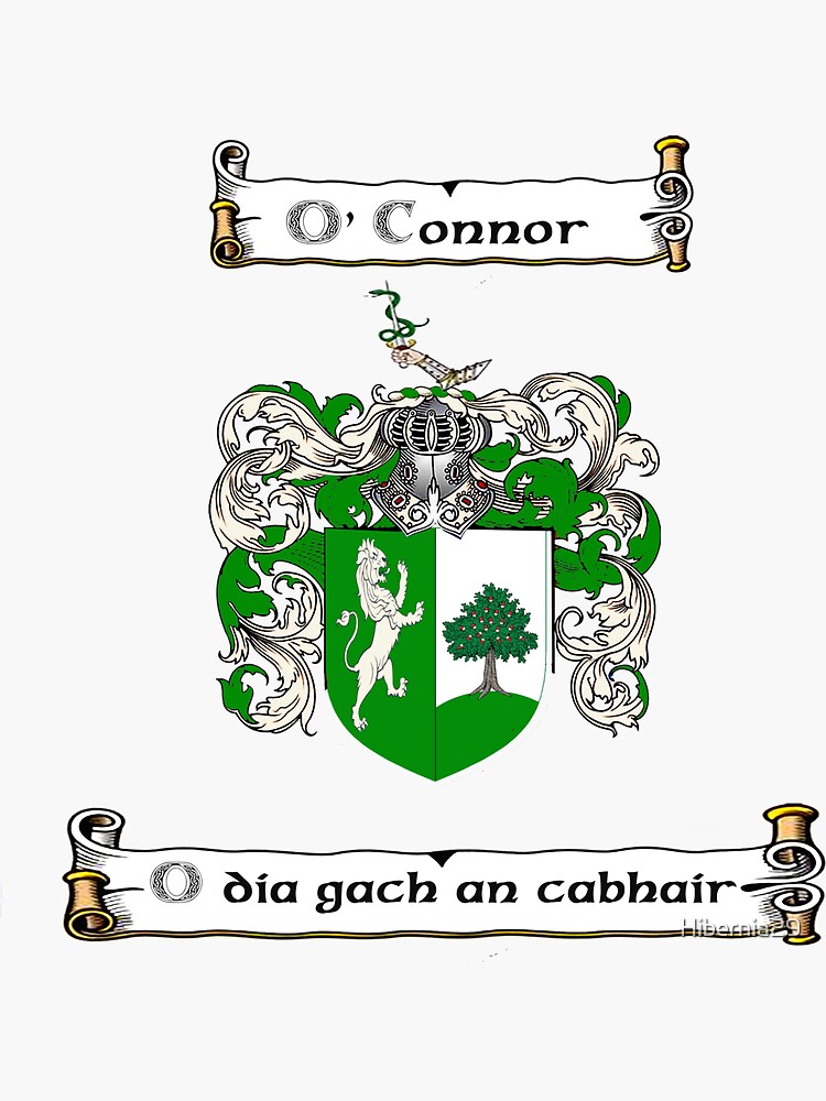 "O'Connor Family Crest" Sticker for Sale by Hibernia29 | Redbubble