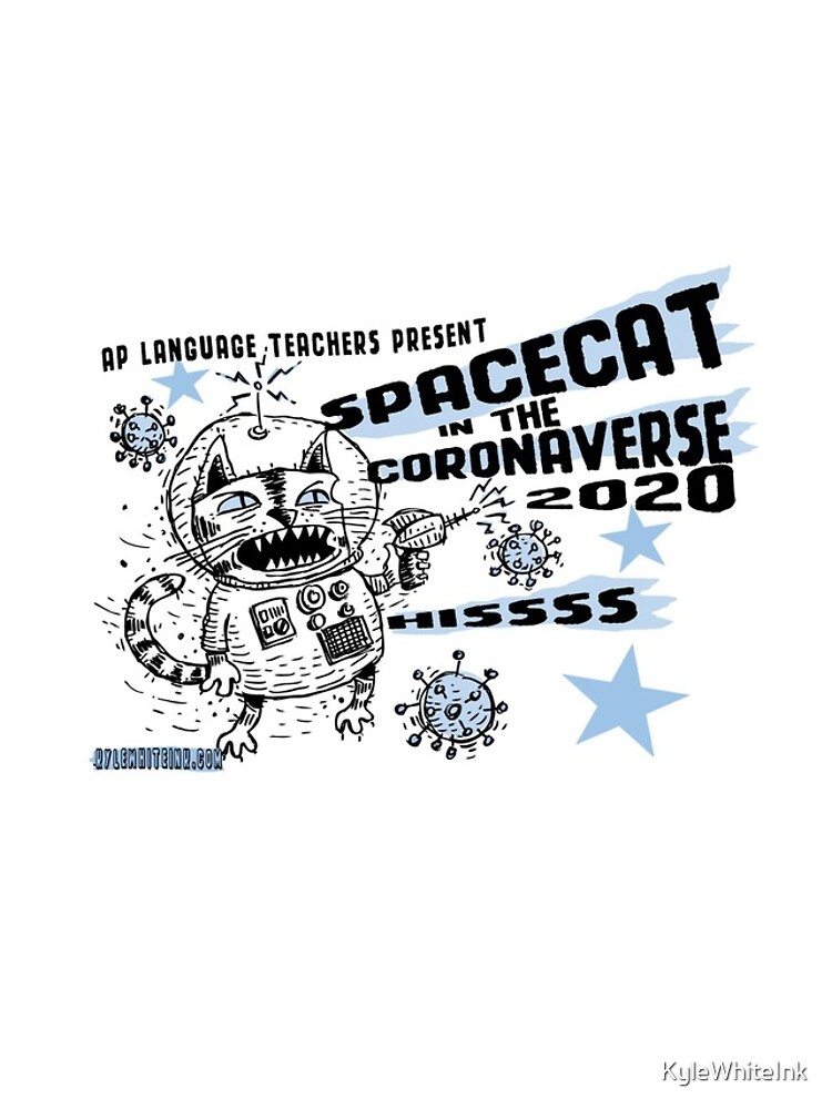 "AP Language Teachers' SPACECAT" iPhone Case for Sale by KyleWhiteInk ...