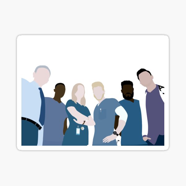 "The Resident (TV) - medical doctors, surgeon, medicine " Sticker for ...