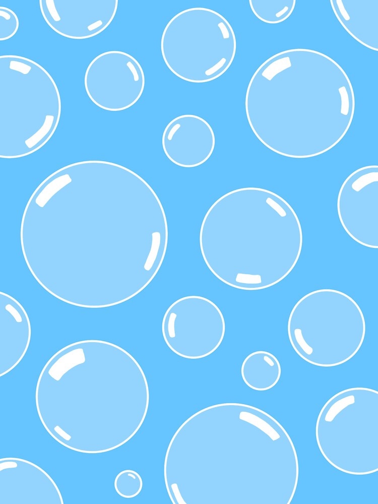 "Blue Bubbles" Sticker for Sale by katiesauter | Redbubble