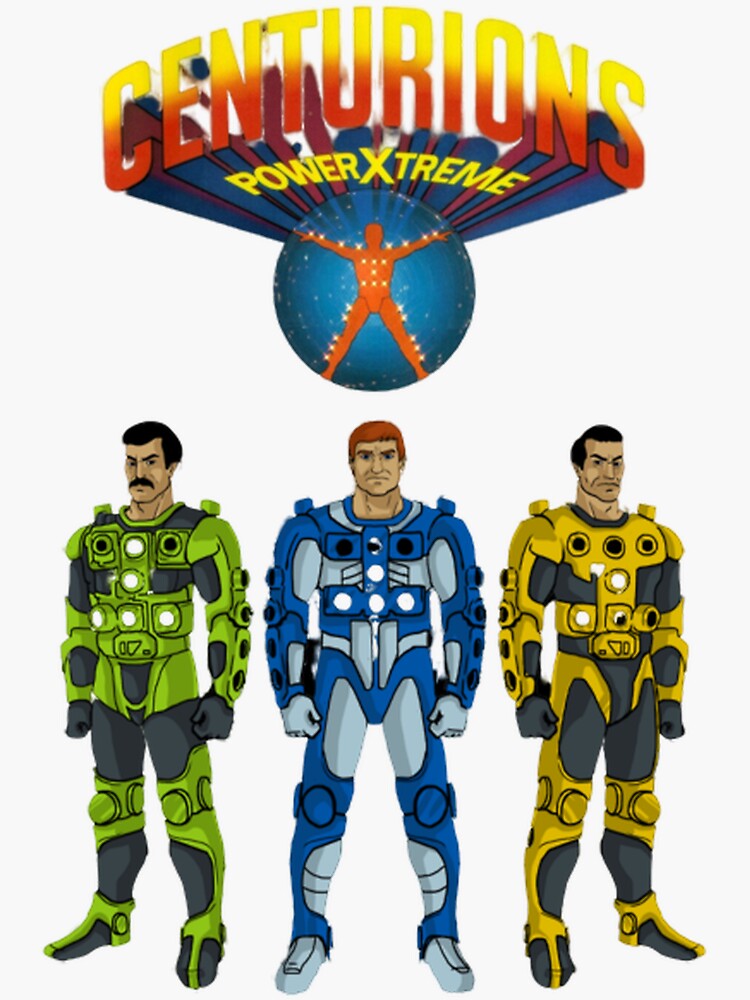 "Centurions cartoon 80s classic " Sticker by Alastair42 | Redbubble