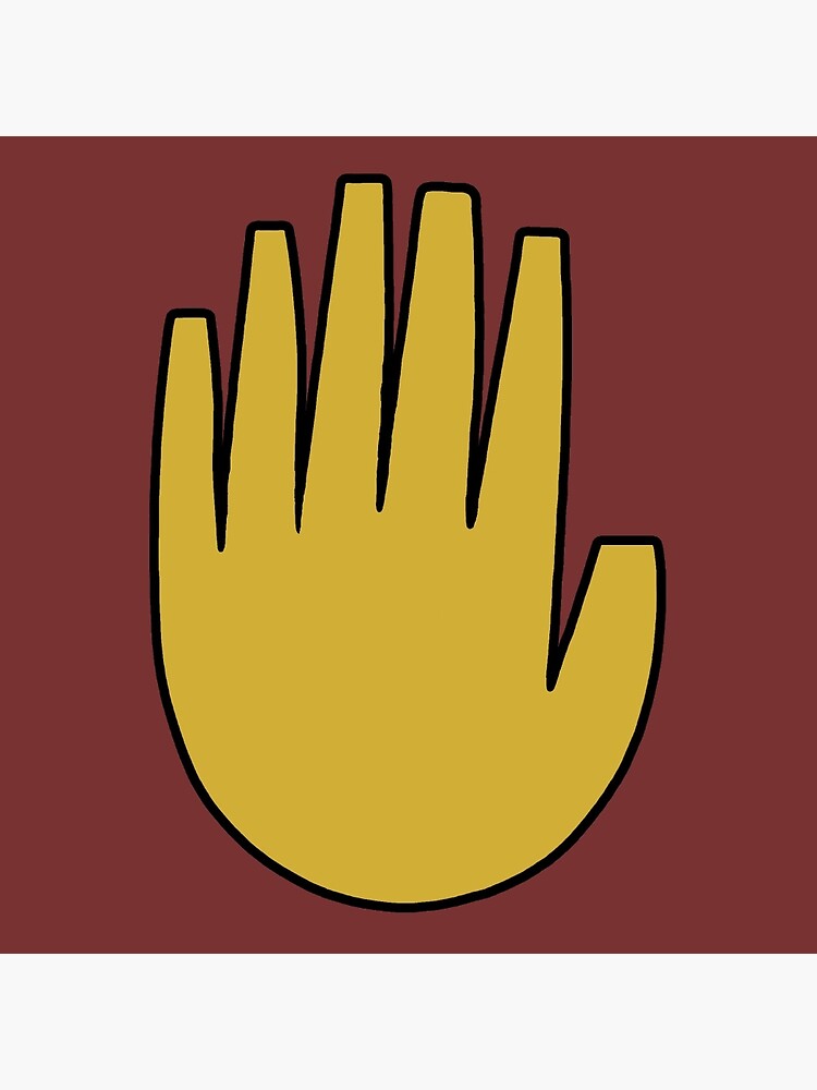 Lienzo «Gravity Falls: The Journal Hand (vector)» de TwitchyTs | Redbubble