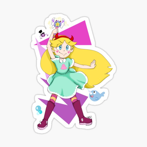 "Star Butterfly" Sticker for Sale by Beandoodz | Redbubble