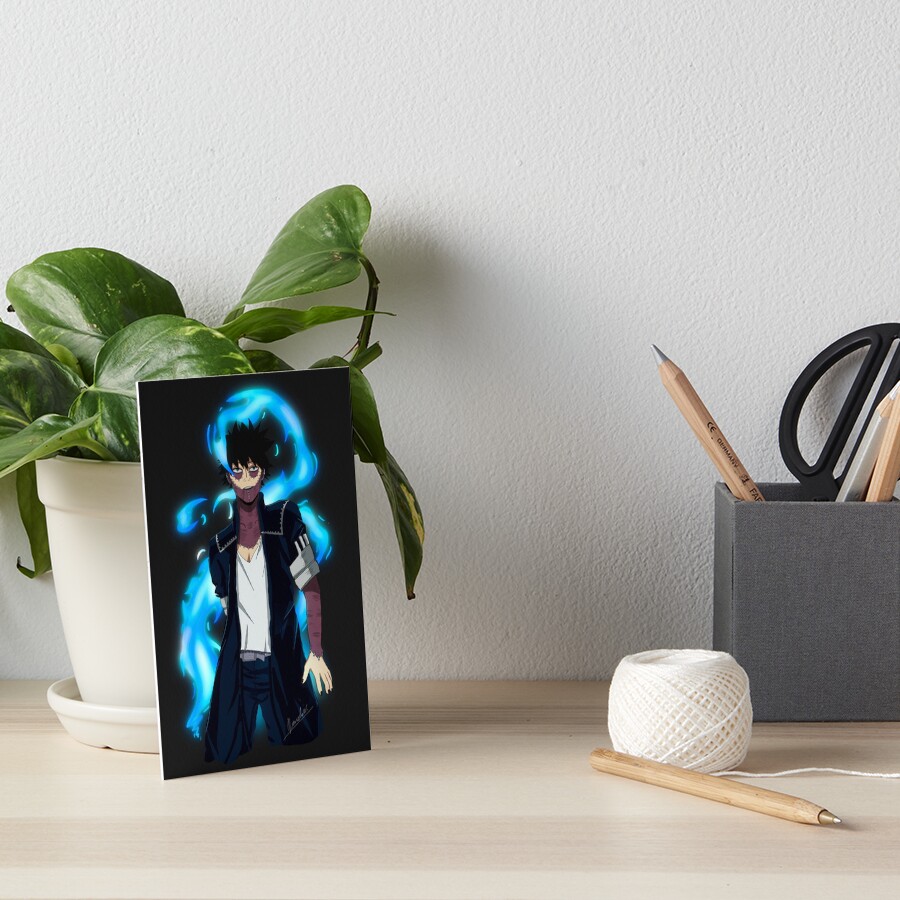 "Dabi with Flames" Art Board Print by kadencebentley | Redbubble