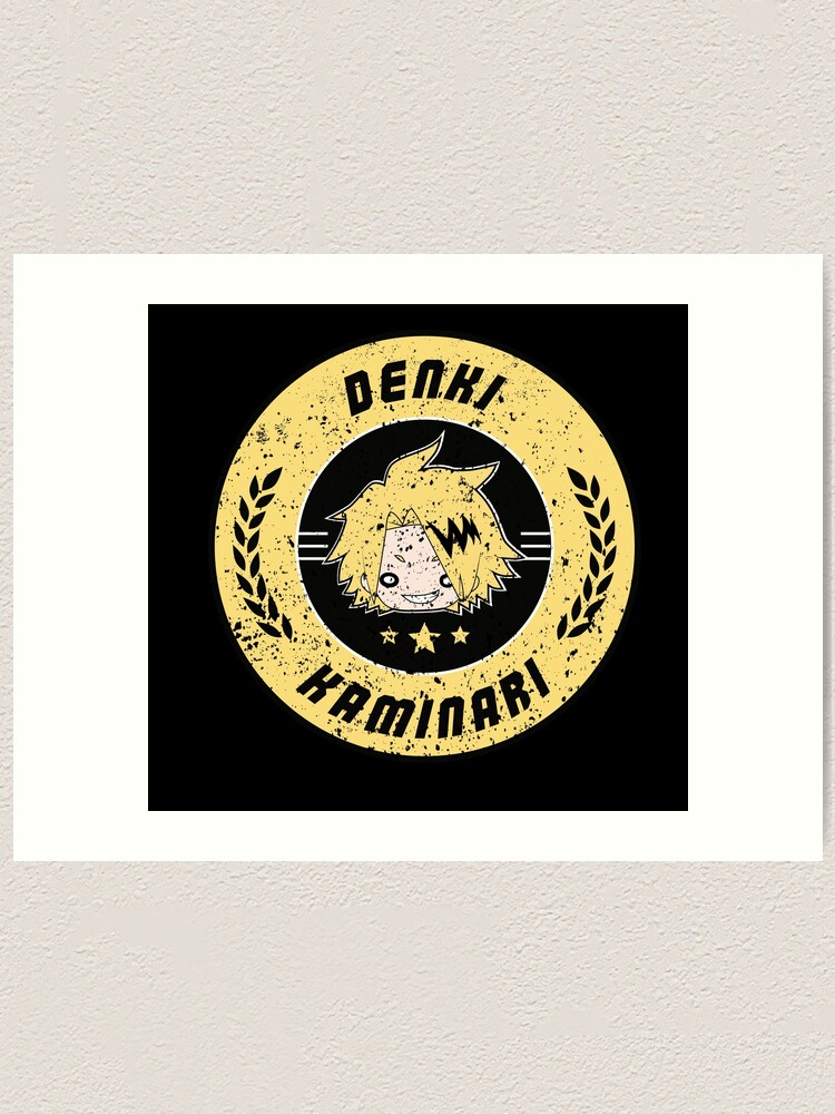 "MY HERO ACADEMIA (BNHA): DENKI KAMINARI CHIBI (GRUNGE STYLE)" Art ...