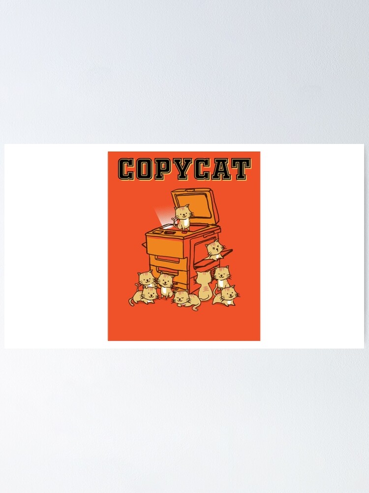 "Billie Eilish Copycat" Poster by H4M1 | Redbubble