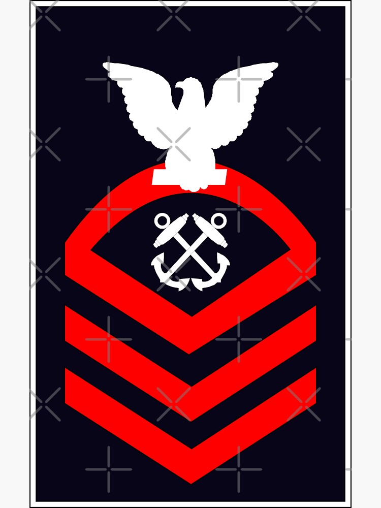 "Navy - CPO - Blue - Red wo Txt" Sticker for Sale by twix123844 | Redbubble