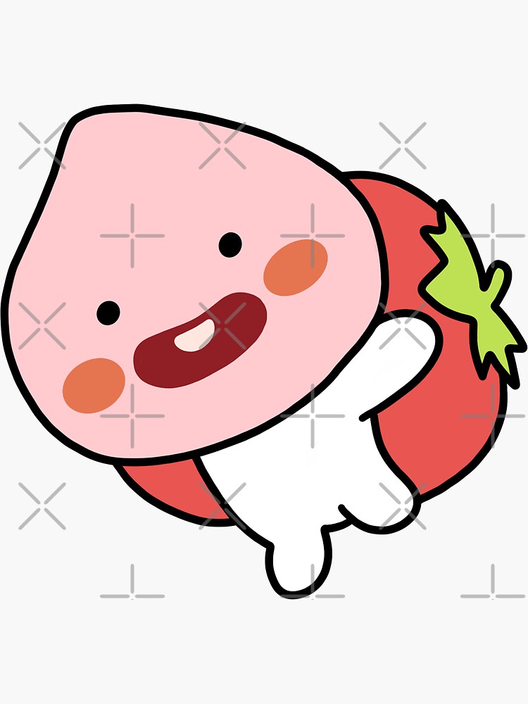 "Silly Baby Apeach" Sticker for Sale by smileyfriend | Redbubble