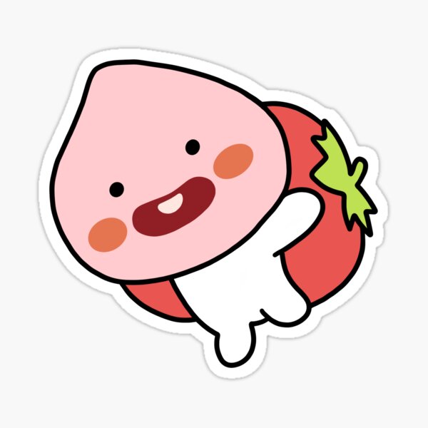 "Silly Baby Apeach" Sticker for Sale by smileyfriend | Redbubble