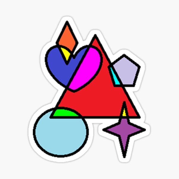"Unique Contemporary Modern Art" Sticker for Sale by AnimeOutfit ...