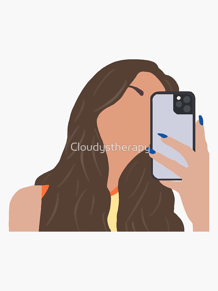 "Addison Rae" Sticker by Cloudystherapy | Redbubble