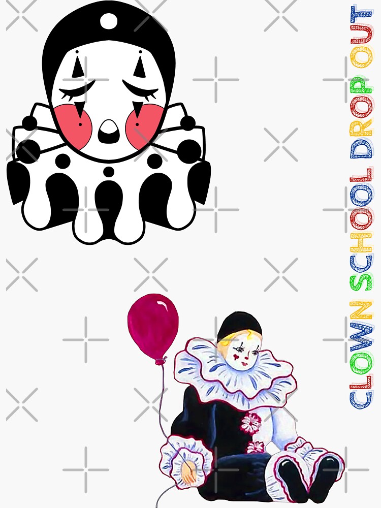 "Vintage clown sticker pack" Sticker for Sale by Boxingsfinest | Redbubble