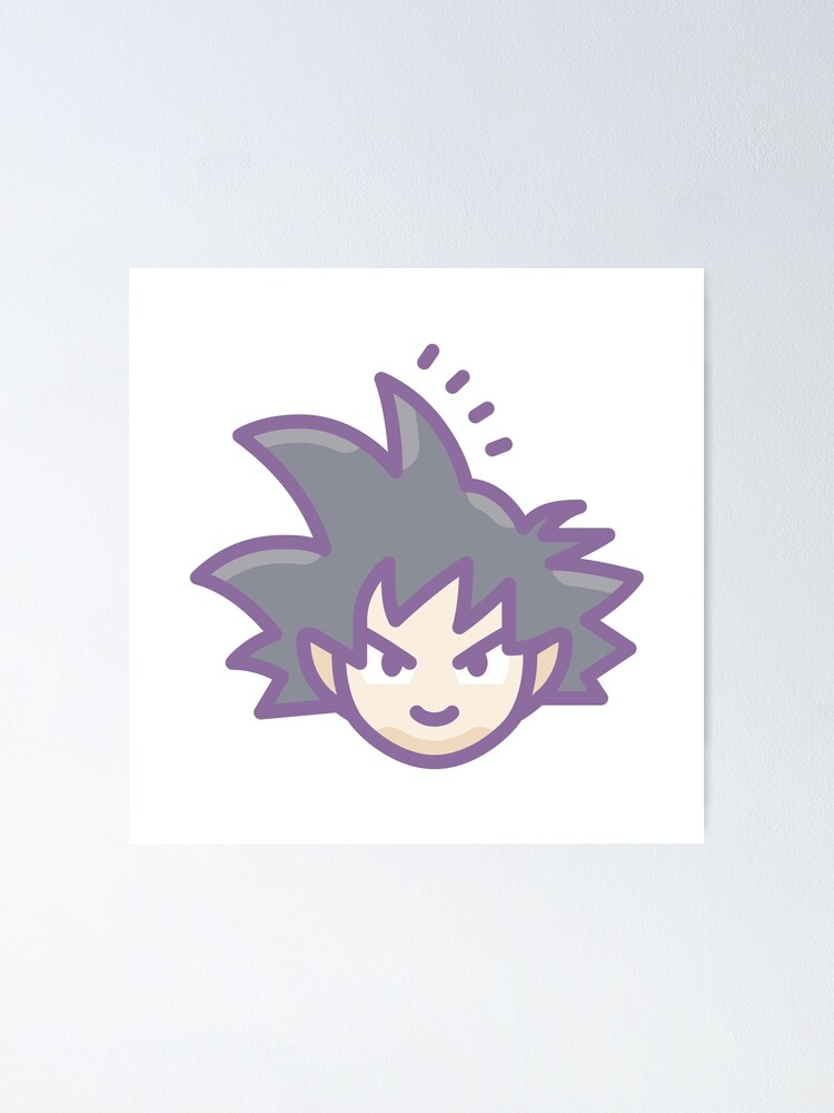 "Goku Head Base form Kakarot" Poster by quoteology | Redbubble