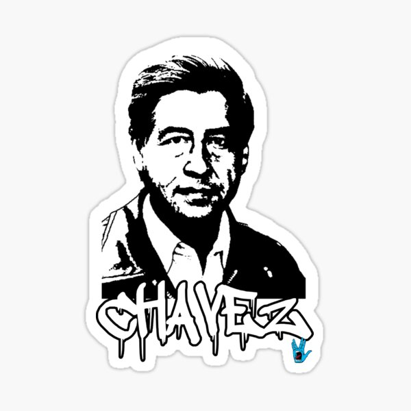 "Chavez - Organizer" Sticker for Sale by MetaJawBone | Redbubble
