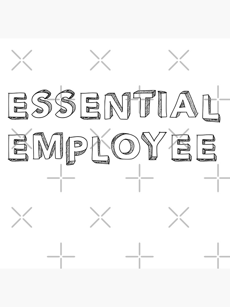 essential-employee-employee-of-the-month-employee-gifts-poster-by