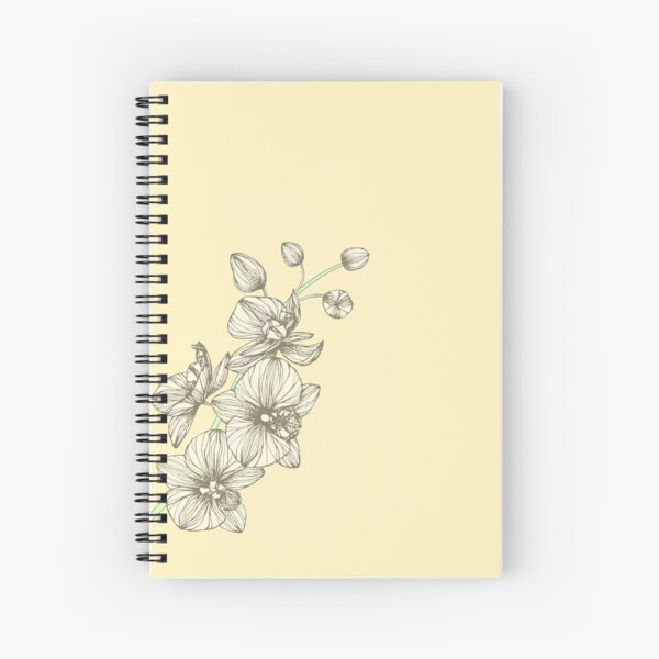 Yellow Aesthetic Spiral Notebooks | Redbubble