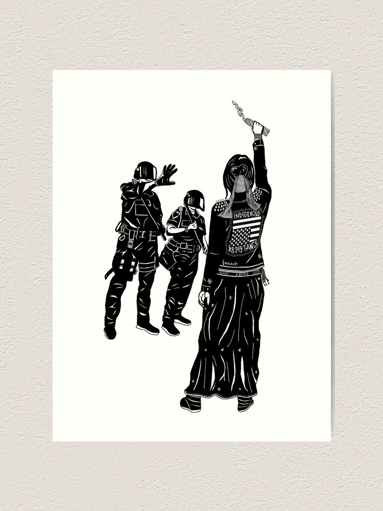 "Indigenous Resistance " Art Print for Sale by Skidskunx | Redbubble