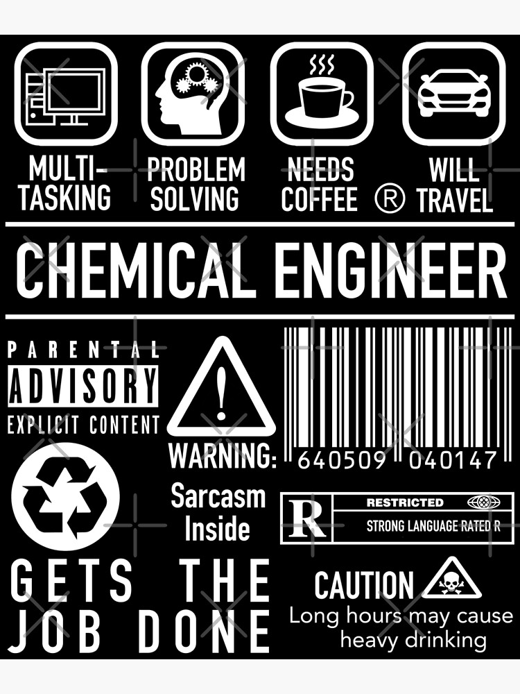 "Funny Chemical Engineer Shirt - Chemical Engineering" Poster for Sale ...
